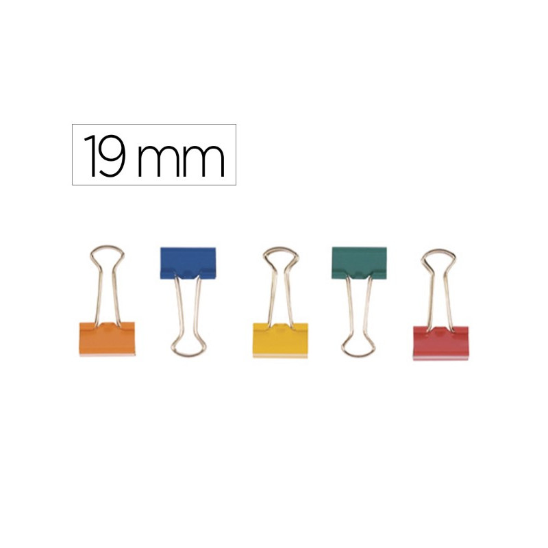 PINZA METALICA Q-CONNECT REVERSIBLE N.1 19 MM CAJA DE 10 UNIDADES ...