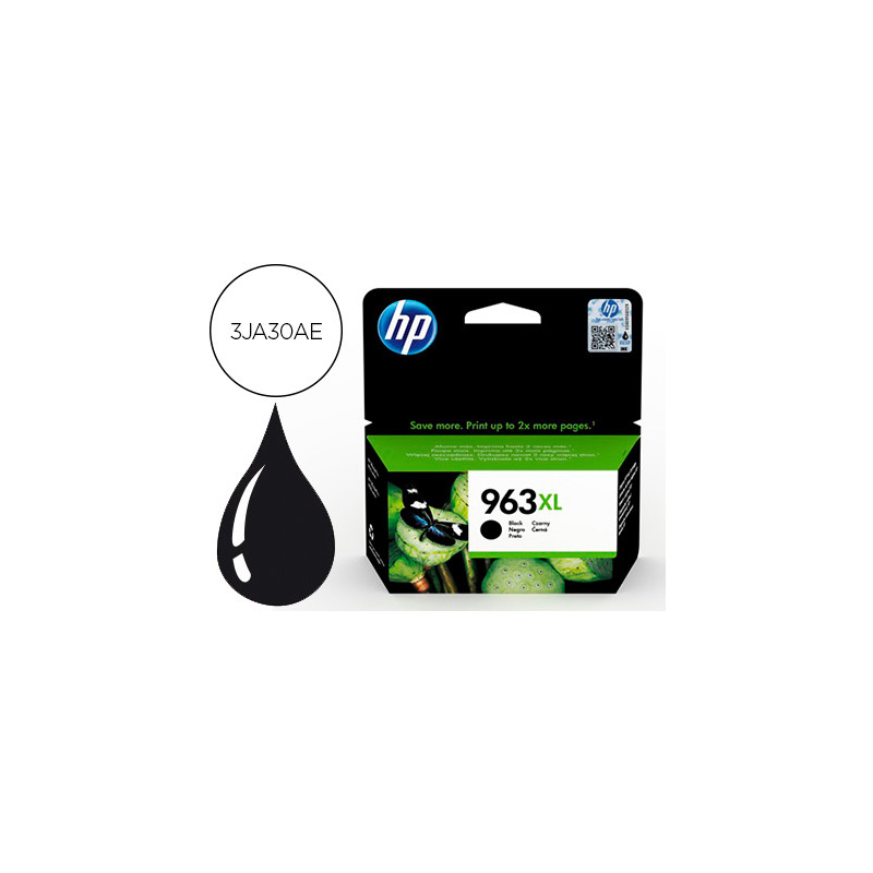 INK-JET HP 963 XL OFFICEJET PRO 9010 / 9020 / 9022 / 9023 / 9025 NEGRO ...