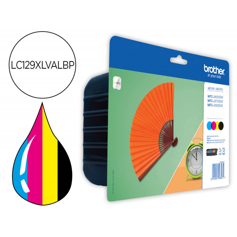INK-JET BROTHER LC-129XL MFC-J6520DW/ MFC-J6720DW / MFC-J6920DW PACK ...